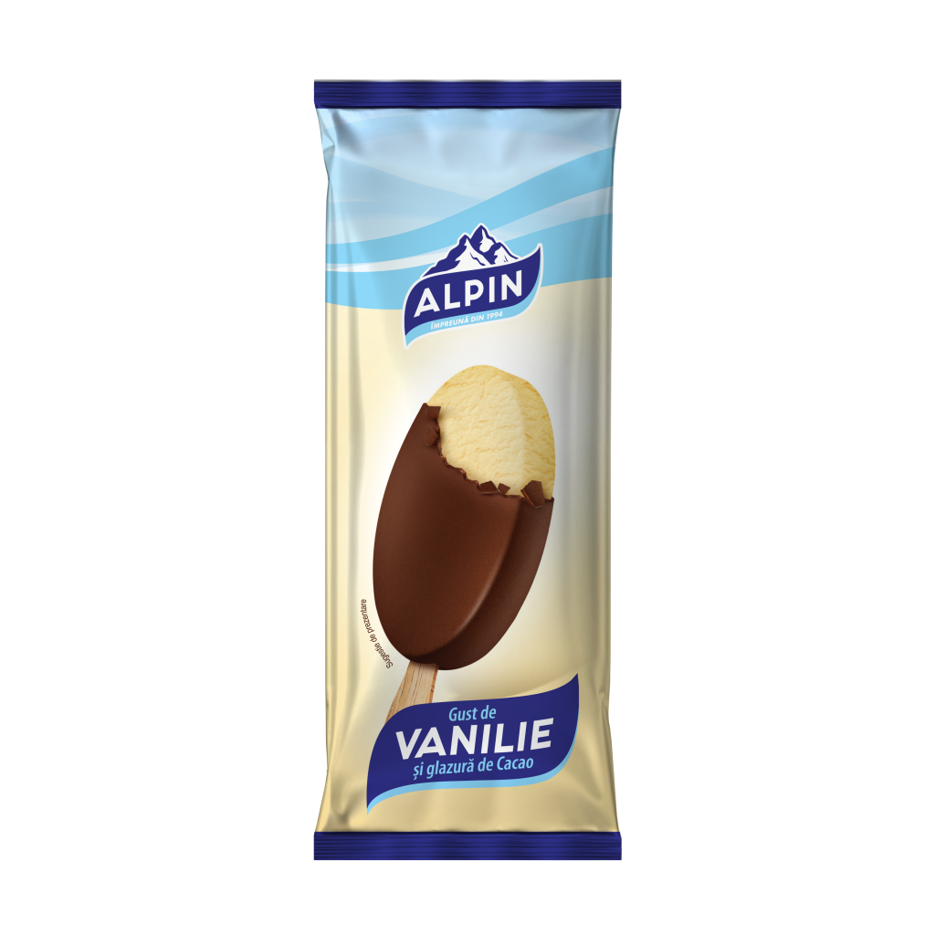 ALPIN Înghețată cu vanilie și cacao - VreauAlpin.ro